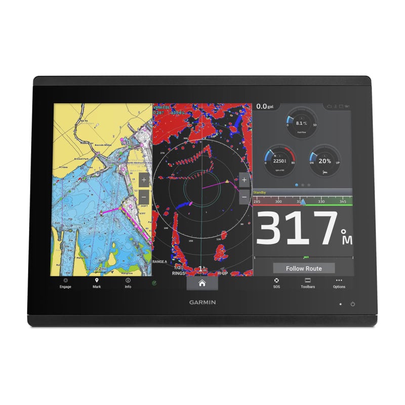 Garmin GPSMAP 8617 Clear Graph Glass – Precision Sonar & Outdoors