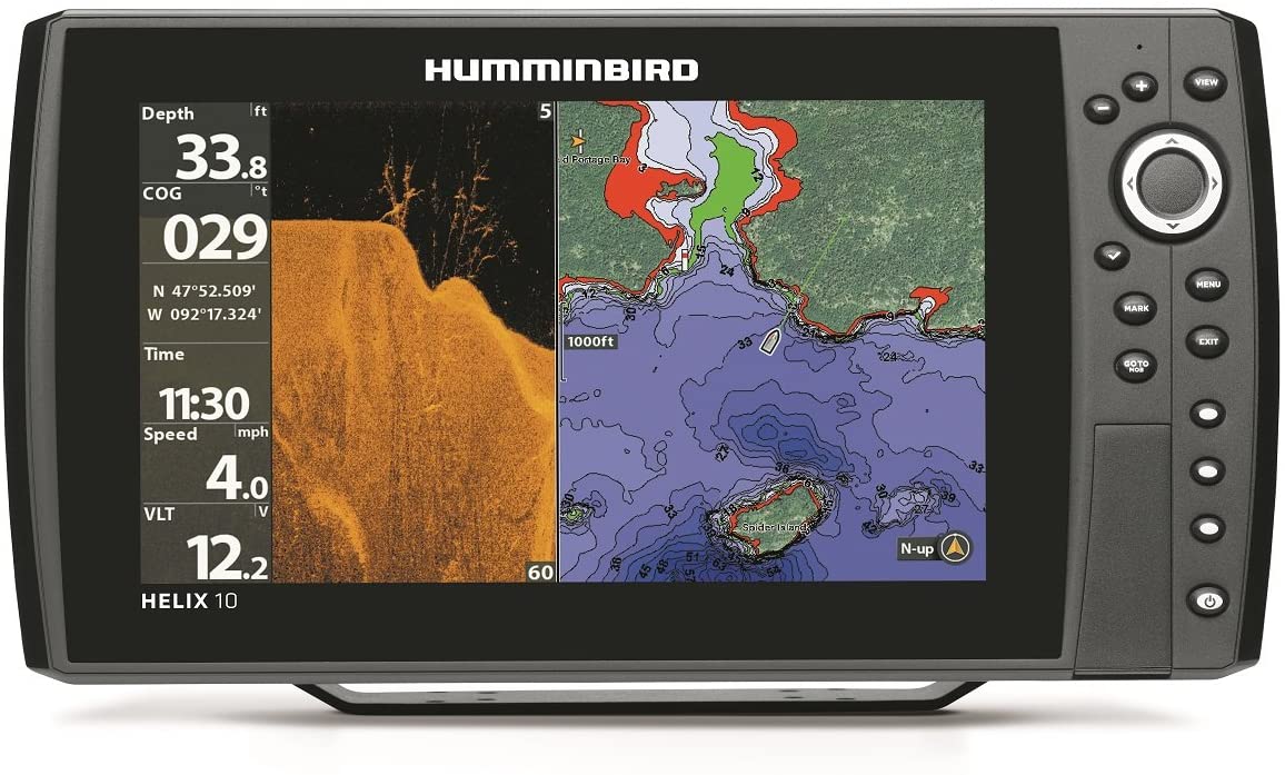 Humminbird Helix 10 Privacy Graph Glass – Precision Sonar & Outdoors